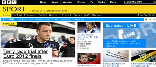 BBC Sport online gets major redesign - Entertainment - News - HEXUS.net