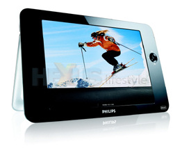 Enjoy movies on the go including iPod video with Philips portable DVD ...