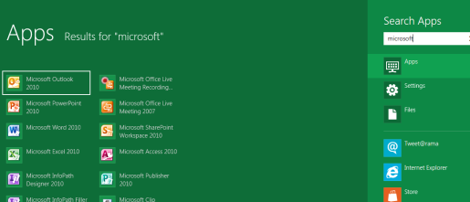 Windows 8 Start screen search functionality detailed - Software - News ...