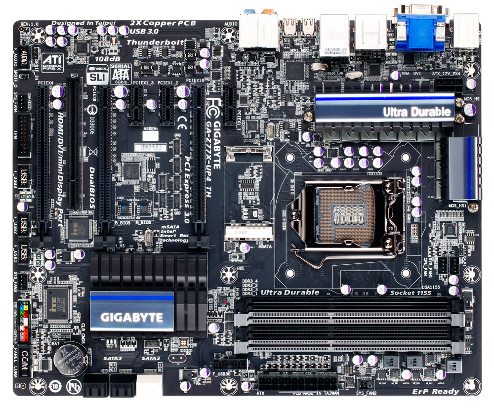 Review: Gigabyte Z77X-UP4 TH - Mainboard - HEXUS.net